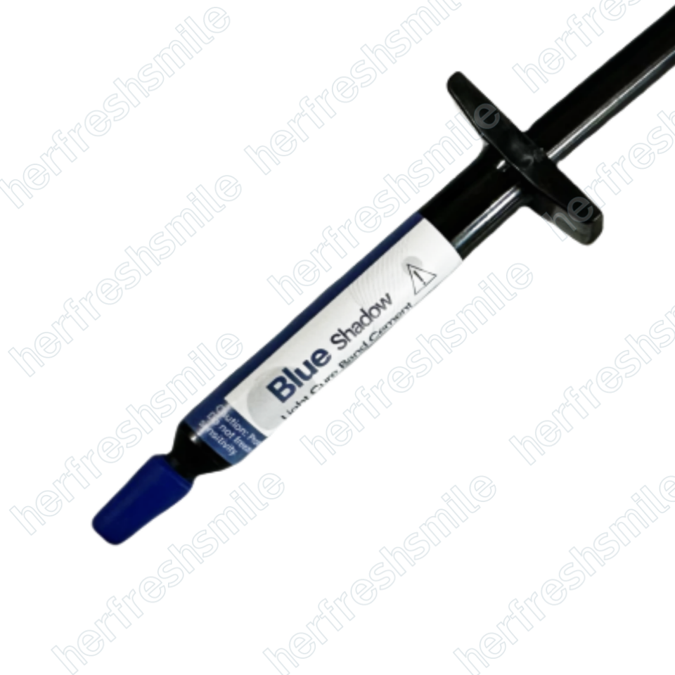 Dental Blue Glue Orthodontic Adhesive Light Cure Band Cement Shade Blue ...