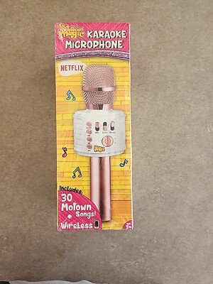 Motown Magic Bluetooth Karaoke Microphone - Includes 30 Famous Songs ...