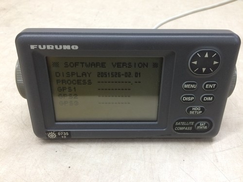 Furuno SC-502 Satellite Compass V2.01 Display Head Screen Button | eBay