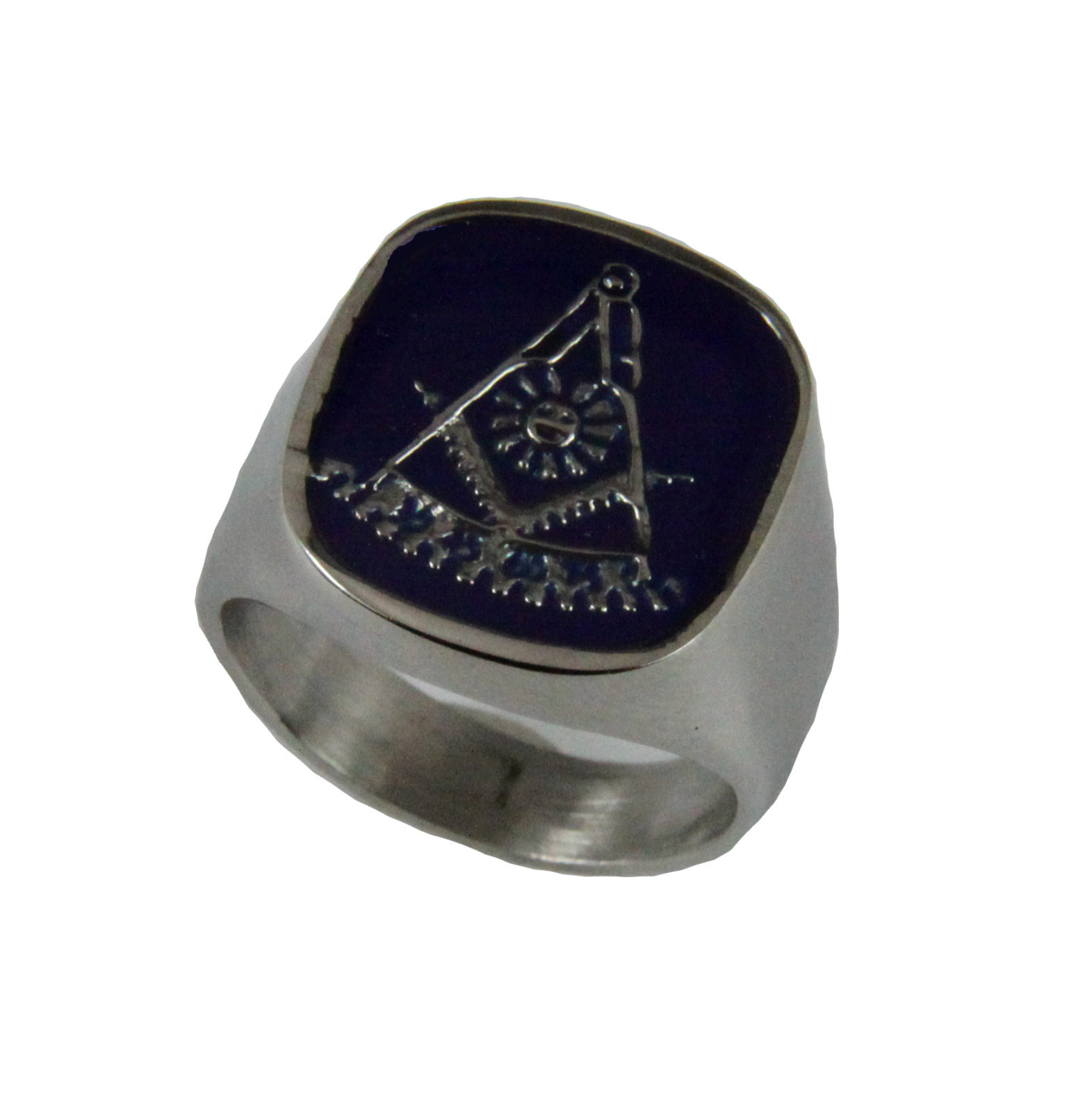 T79 Past Master Stainless Steel Ring Mason Freemason Masonic Rocker Sun ...