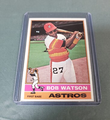 1976 Topps Baseball #20 Bob Watson Houston Astros Excellent Condition. | eBay