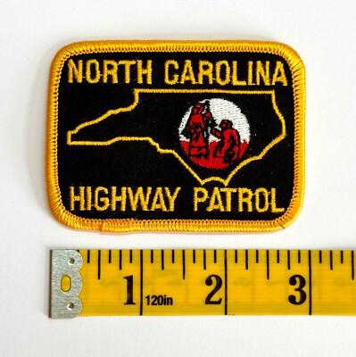 Embroidered Patch - North Carolina Highway Patrol - NEW - Iron-on/Sew ...