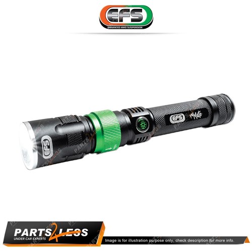 EFS X3 Led Torch with 3 Interchangeable Light Adjustable Lens Zoom EFS ...