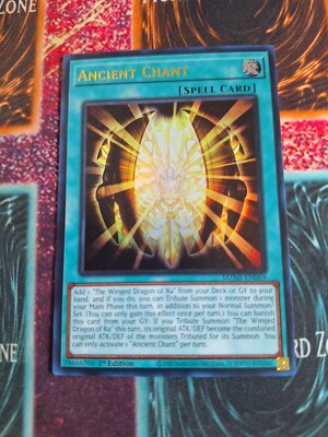 Yu-Gi-Oh! Ancient Chant MZMI-EN069 Ultra Rare 1st Edition Near Mint | eBay