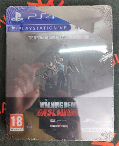 The Walking Dead Onslaught Steelbook Edition PS4 Video Game (PSVR ...