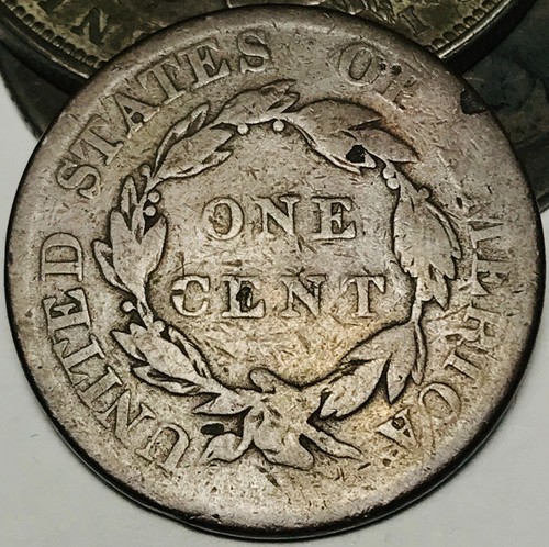 1819 Large Cent Coronet Head 1C Circulated Worn Date US Copper Coin ...