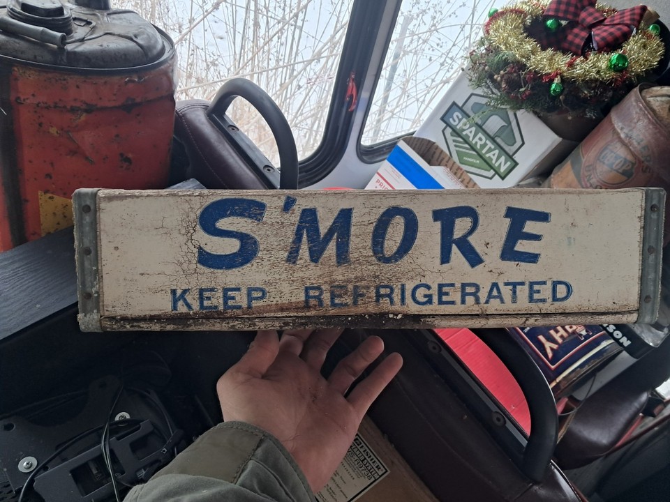 Smore Chaseburg Wisconsin Soda Bottle Wood Crate Carrier Box | eBay