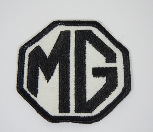 MG Black Octagon Sew-On British Automotive Car Patch 2.75" | eBay