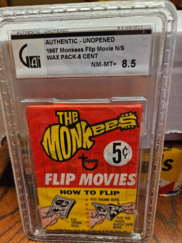 1967 Monkees Flip Movie wax pack graded 8.5 | eBay