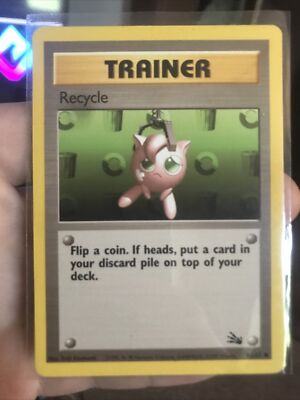 Pokemon Card Recycle Fossil 61/62 COMMON TRAINER | eBay