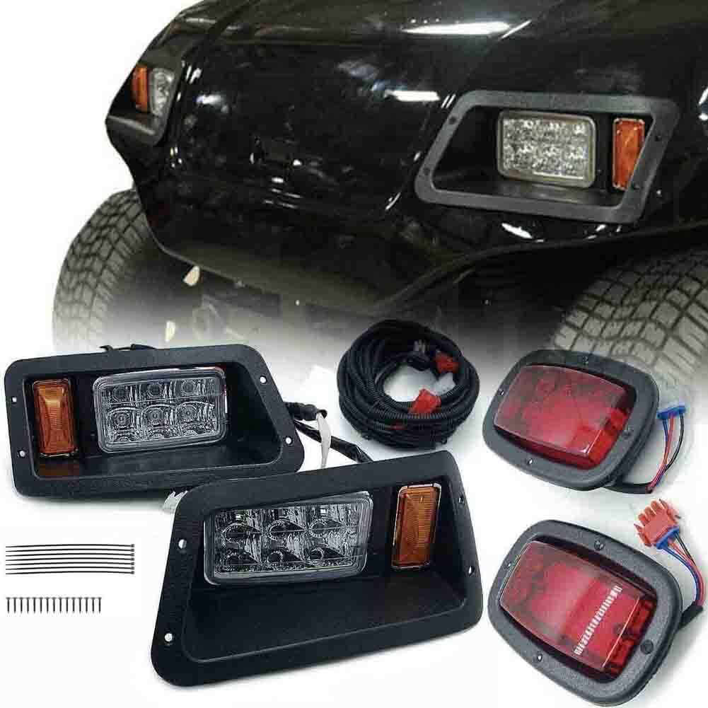 FOR YAMAHA G14 G16 G19 G22 LED HEAD LIGHTS & LED TAIL LIGHTS GOLF CART ...