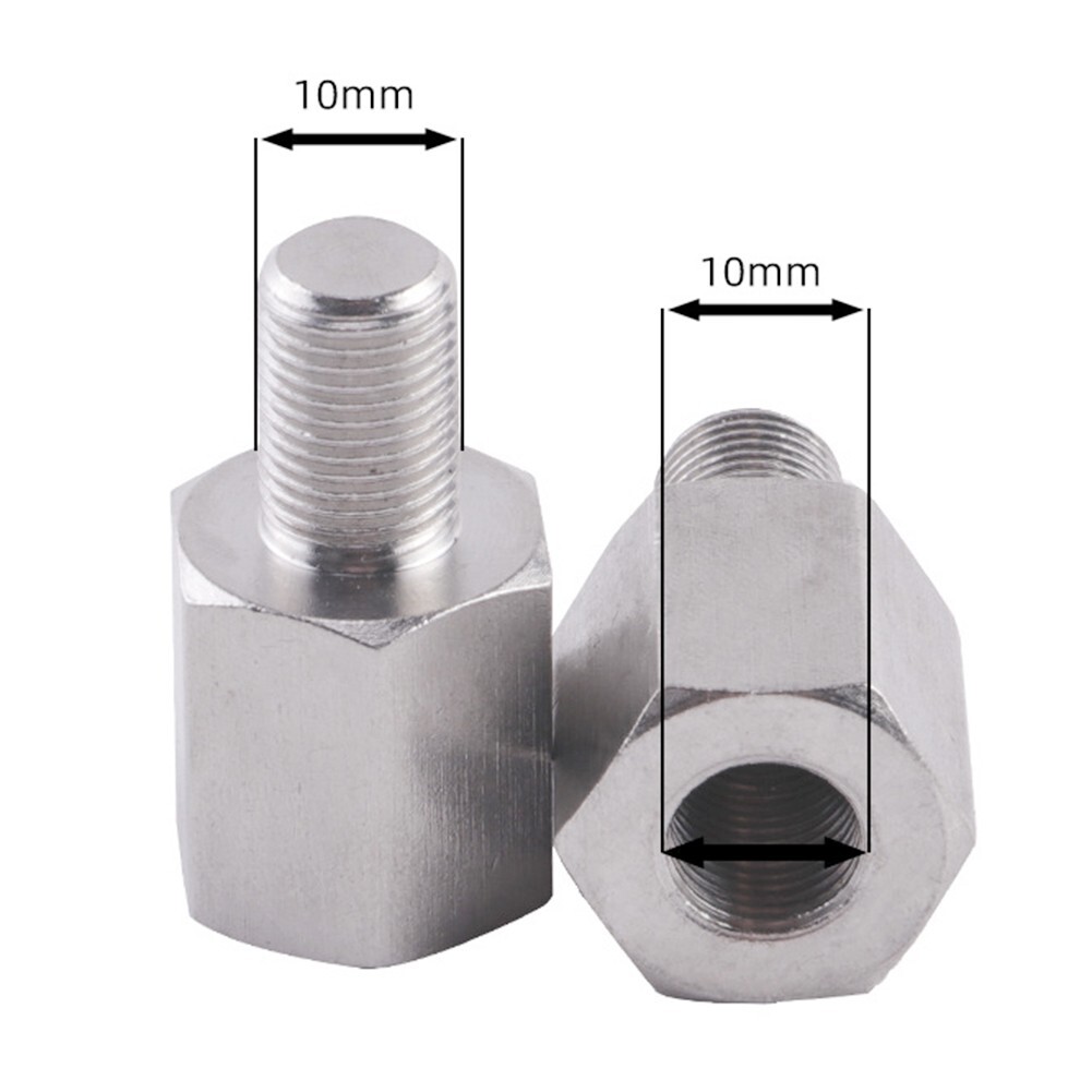Connection Adapter Circular Threaded Holes M10 Solid Shafts Thread ...