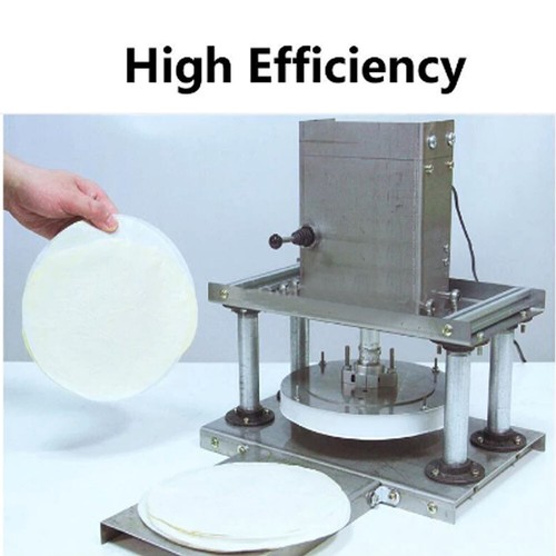 110V 22CM Commercial Electric Pizza Dough Press Machine Flour Tortilla ...