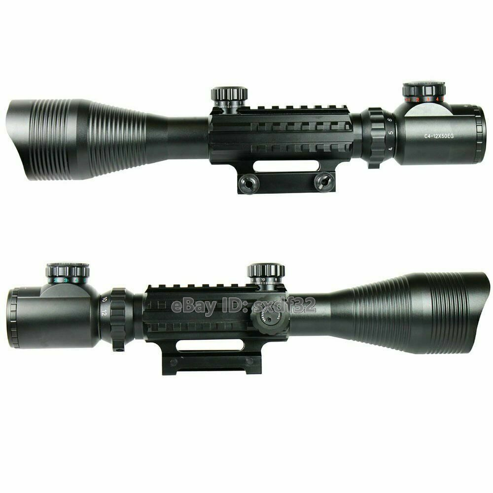 Westlake 4-12X50 EG Tactical Rifle Scope with Holographic 4 Reticle ...