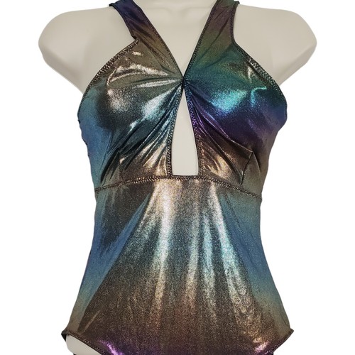 Body Rage Womens Bodysuit Medium Leotard Shimmer | eBay