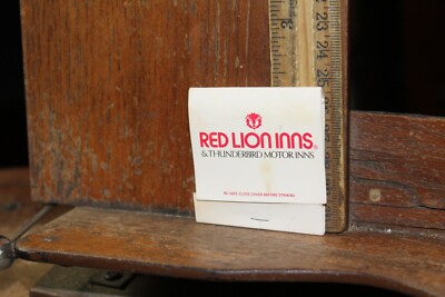 Vintage Safety Matchbook Red Lion Inns Thunderbird Motor Inns | eBay
