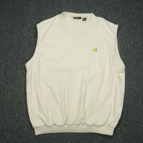 Masters Collection Vest Mens 2XL Tan Golf Augusta National Pullover V ...