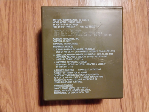 Bren-Tronics BB-390B/U Military Radio Battery PRC-104 PRC-117 RF-3090 ...