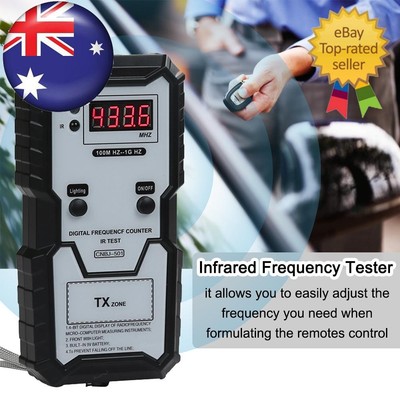 LED-Lit 100M-1GHz Infrared Frequency Tester with Digital Display | eBay ...