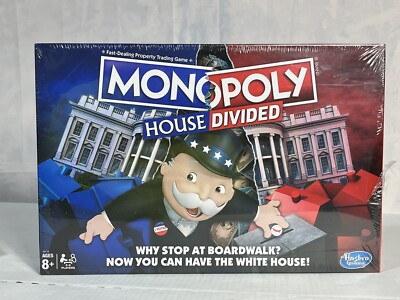 New Monopoly House Divided Board Game Elections and White House Themed ...
