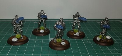28mm Copplestone Terminator Miniatures 5 Painted Figures | eBay UK