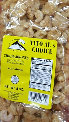 Tito Al's Choice Chicharrones Fried Pork Skin 8oz Snack US Seller | eBay