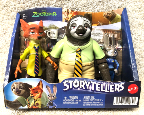 ZOOTOPIA Disney Pixar storytellers action figures in & out in a flash ...