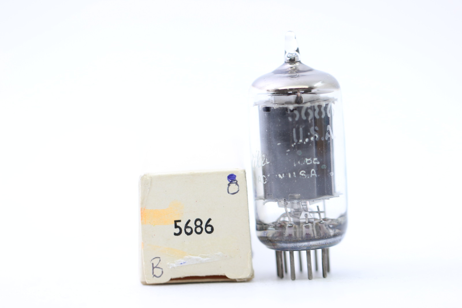 5686 TUBE. GENERAL ELECTRIC BRAND TUBE. NOS/NIB. CRYOTREATED ...