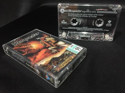 Rhapsody Legendary Tales Cassette Tape (Solar Thailand 1997) Symphonic ...