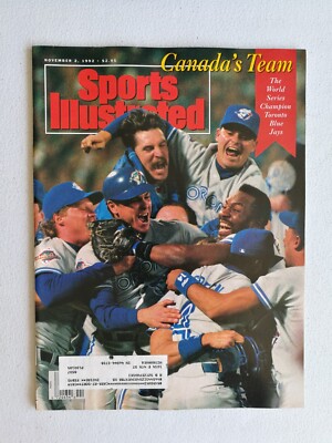 Sports Illustrated Magazine November 2, 1992 Toronto Blue Jays World ...