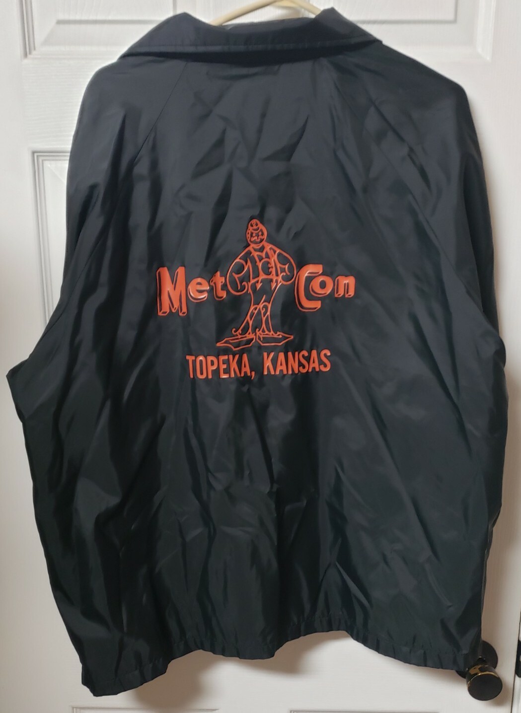 Vintage Rare Met-Con Wrought Iron Fence Windbreaker J… - Gem