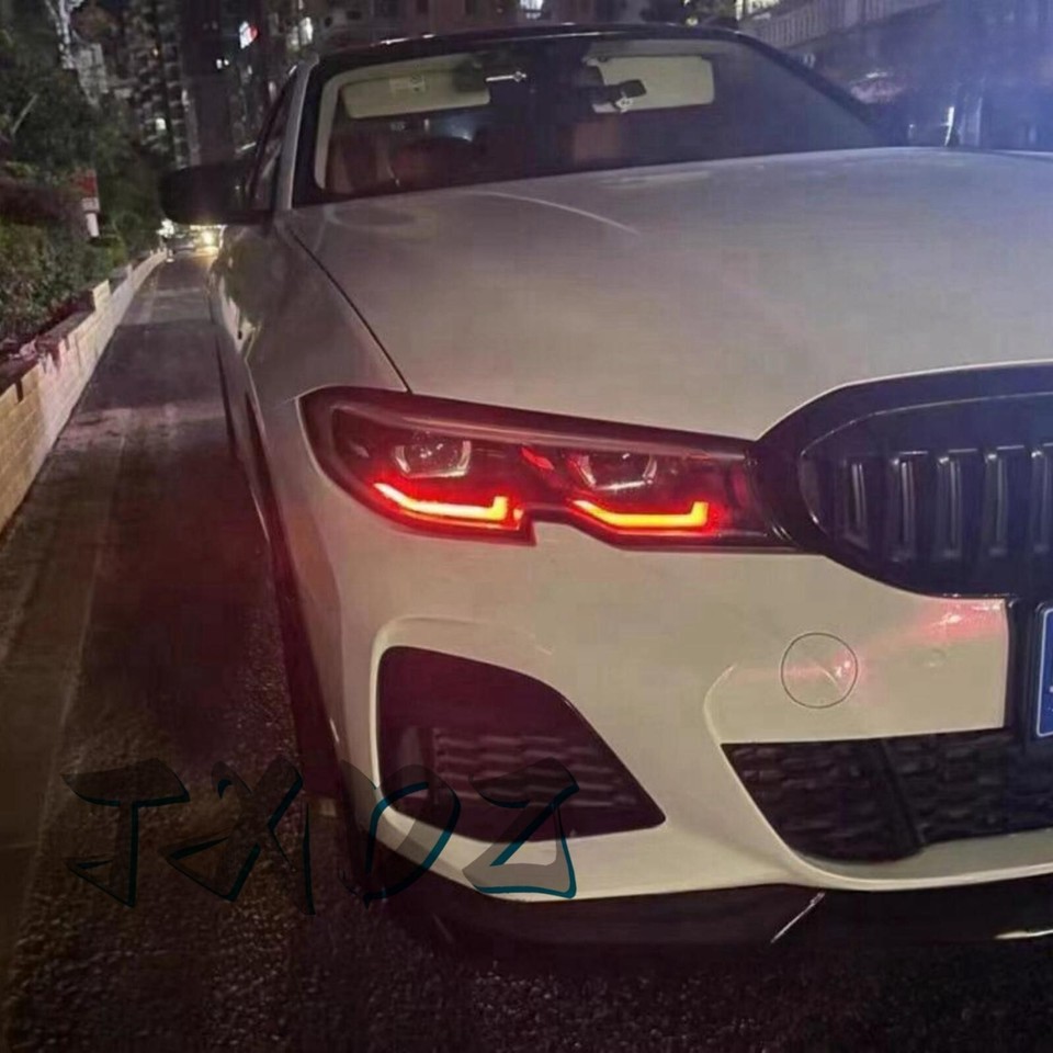Red Angel Eyes Boards For 2020 BMW G20 330i M340i Daytime Running light ...
