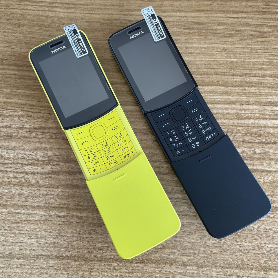 Nokia 8110 4G (2018) TA-1059 Unlocked 4GB 512MB RAM Dual Sim SmartPhone ...
