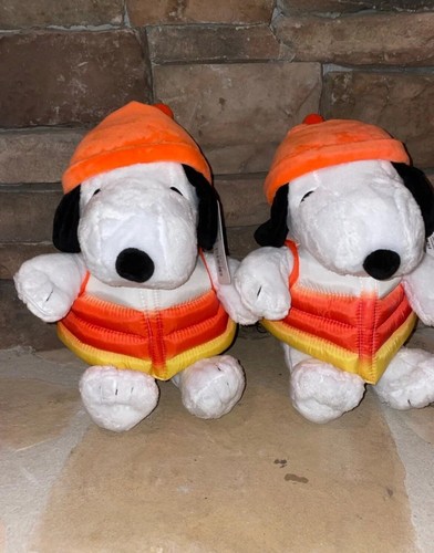 SNOOPY Candy Corn Puffer Jacket Peanuts CVS Halloween Plush 2024 TikTok ...