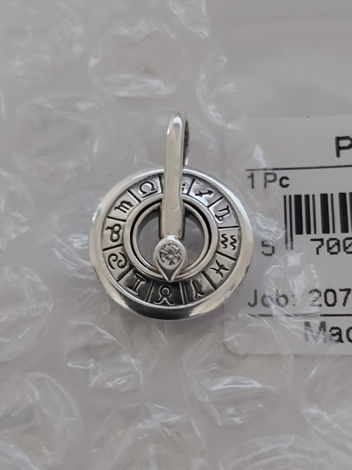 Authentic PANDORA Sterling Silver ME Zodiac Wheel Medallion Charm ...