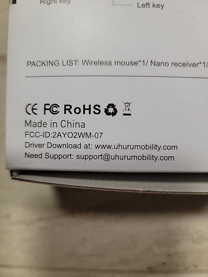 Wired/Wireless Dual Modes Rechargeable UHURU Gaming Mouse with 7 ...