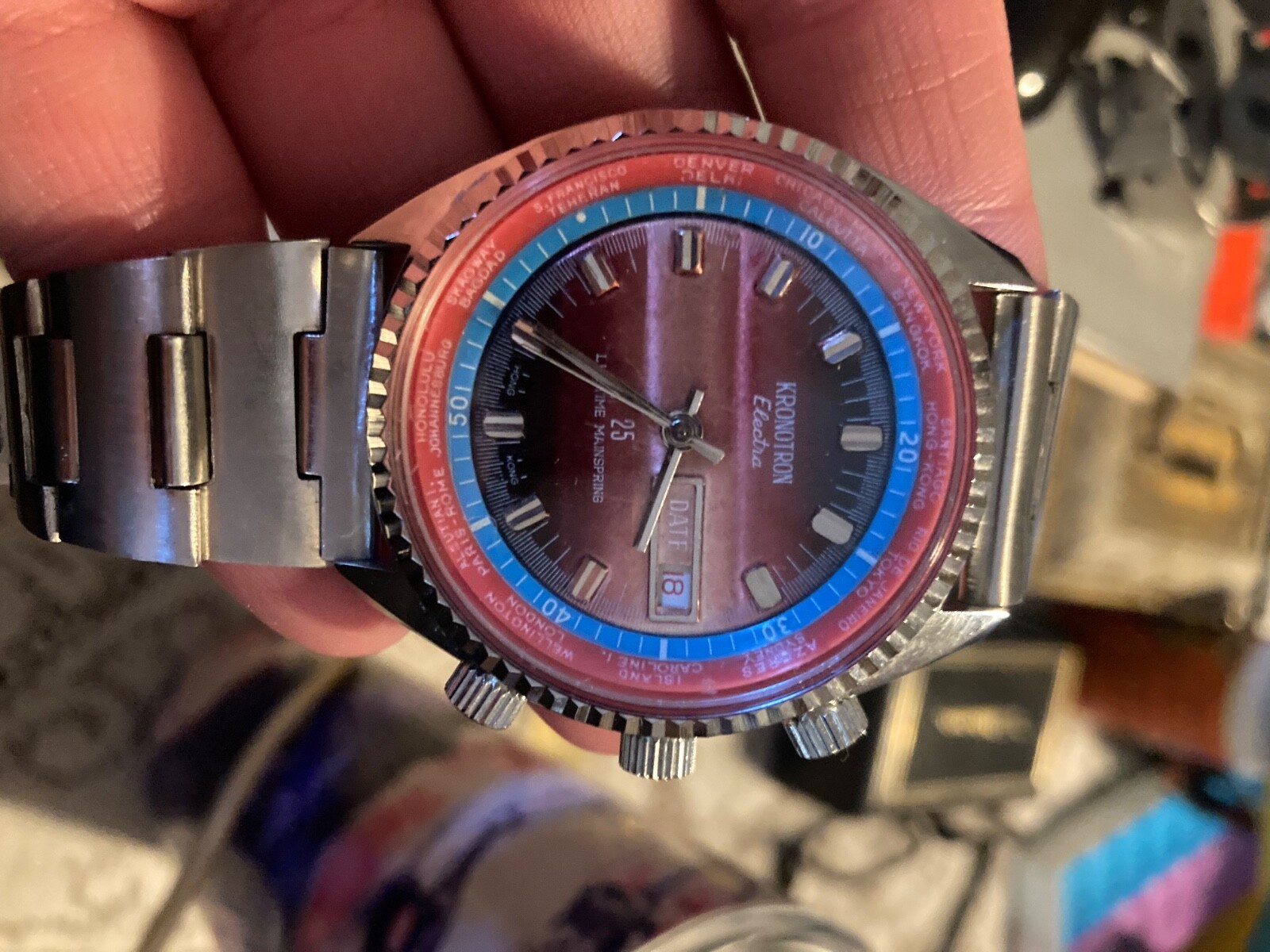 vintage Kronotron Electra watch | eBay