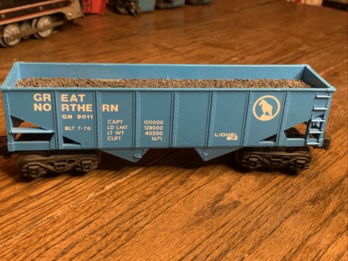 LIONEL O Gauge GREAT NORTHERN GN 9011 BLUE HOPPER CAR | eBay