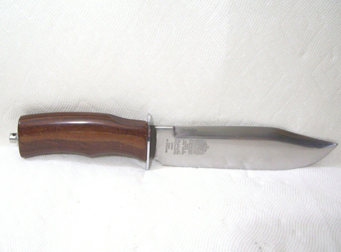 RARE VINTAGE FIGHTING COMBAT KNIFE & SHEATH Survival Bowie WILKINSON ...