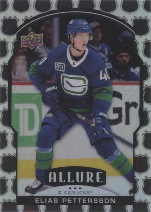 2020-21 Upper Deck Allure - Elias Pettersson #47 2005 Nhl Shield for ...
