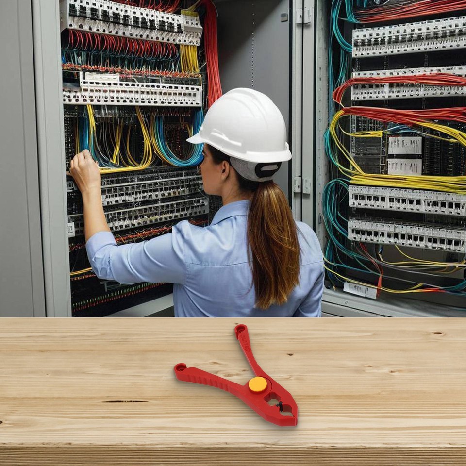 Red Insulated Wire Clamp 1000V Size 5 9 Inch for Electrical ...