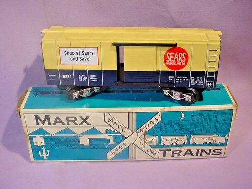 Vintage Marx Tin Sears Box Car #9351 | eBay