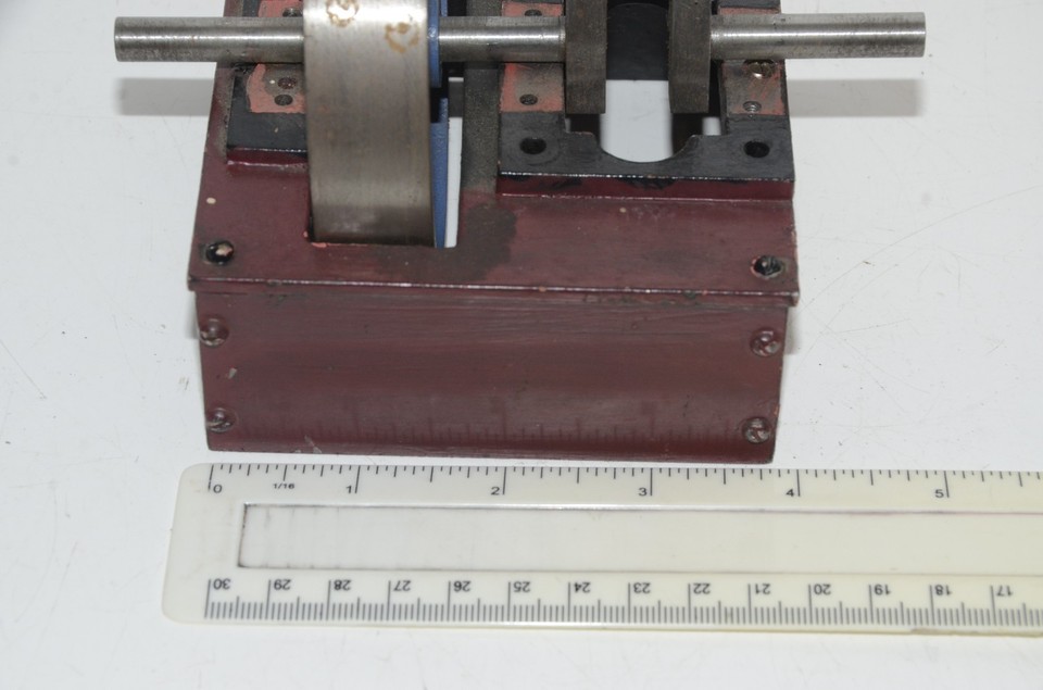 Live steam engine base, crank and flywheel for vertical single. Project ...