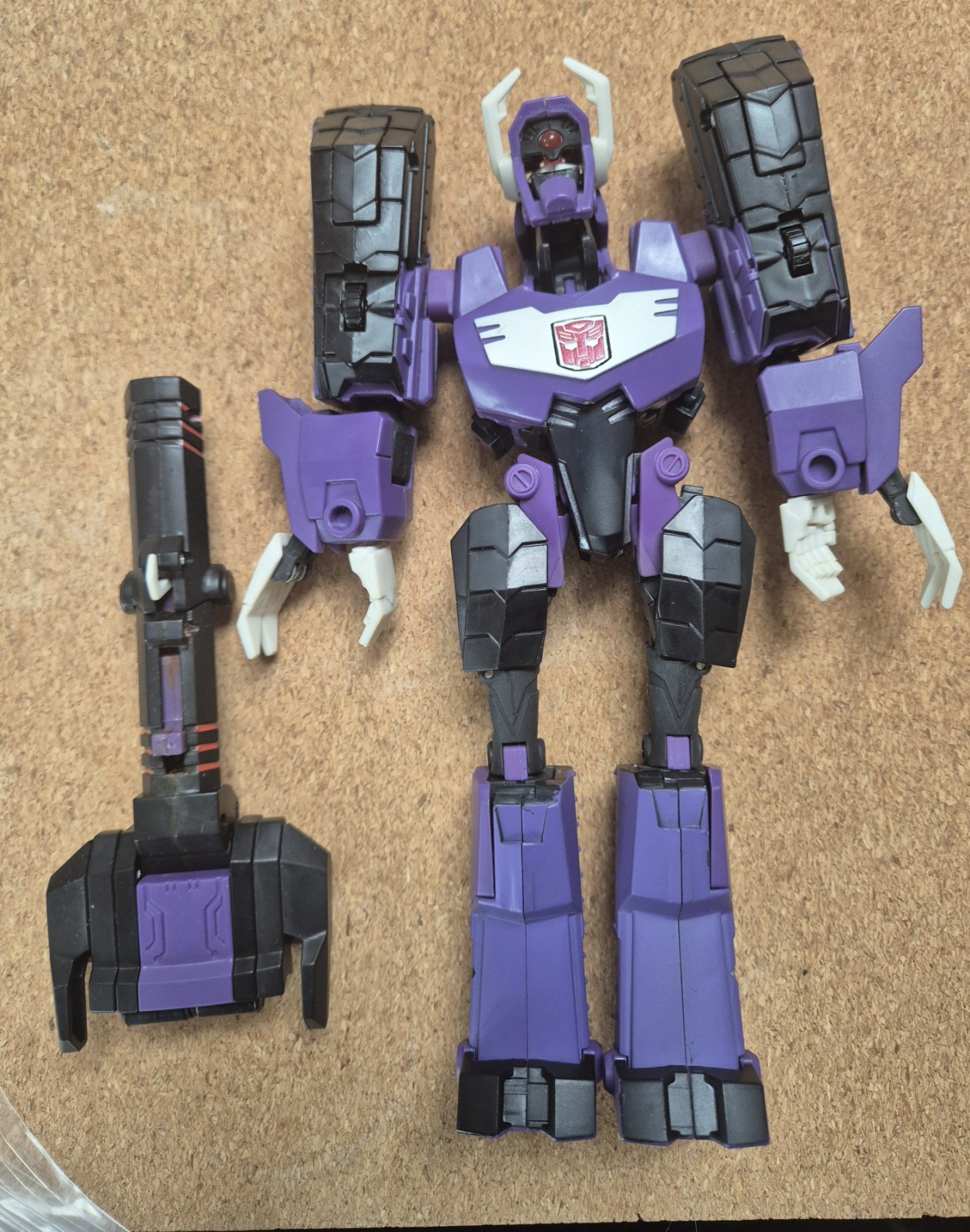 Hasbro Transformers Animated Voyager Exclusive Purple Shockwave Longarm ...