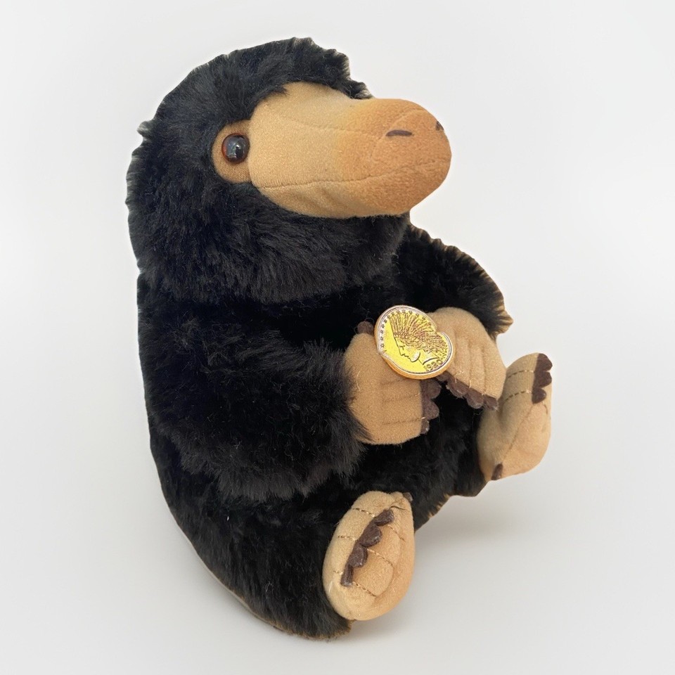 Fantastic Beasts Niffler Plush w/Coin Wizarding World Official Noble ...