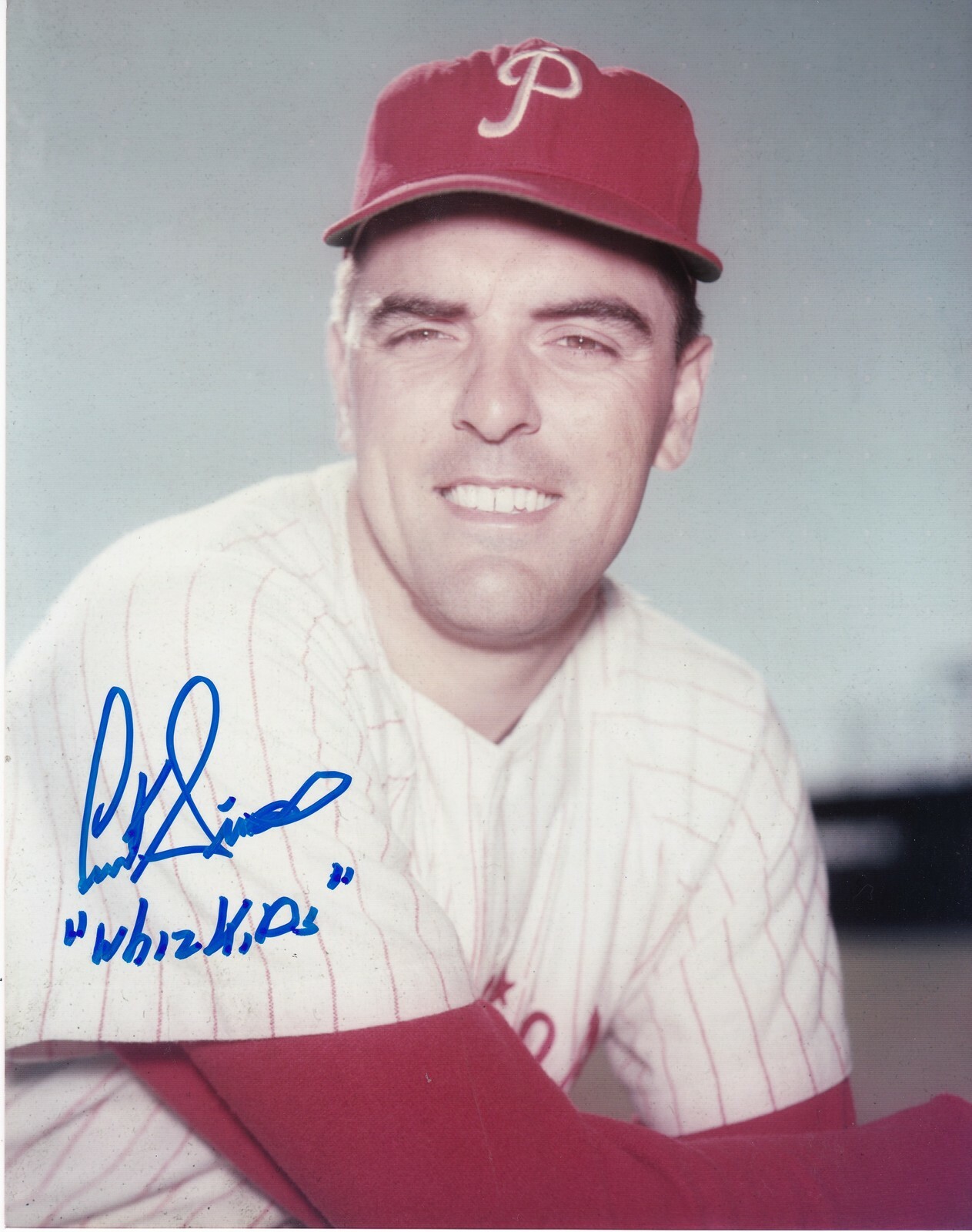 CURT SIMMONS PHILADELPHIA PHILLIES "WHIZ KIDS" ACTION SIGNED 8x10 | eBay
