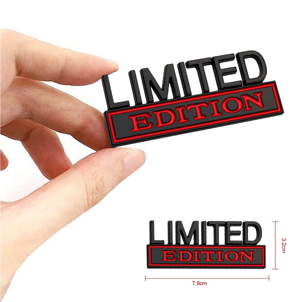 1Pc Limited Edition Logo Car Sticker Emblem Badge Decorative Decal ...