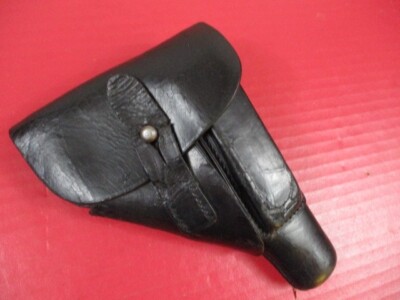 WWII German Police Leather Belt Holster for Walther PP Pistol w/Police ...