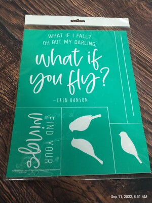 Chalk Couture What If I Fly April Club Couture Silkscreen Reusable ...