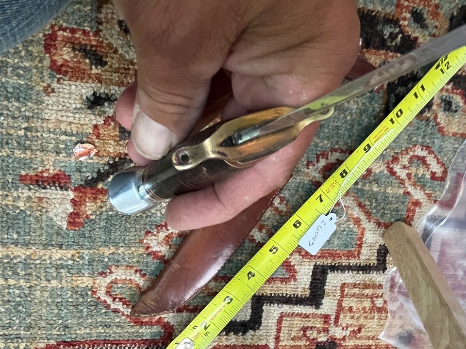 Vintage WESTERN L 77 U.S.A. Sheath Fixed Blade Knife Boul. CO USA ...